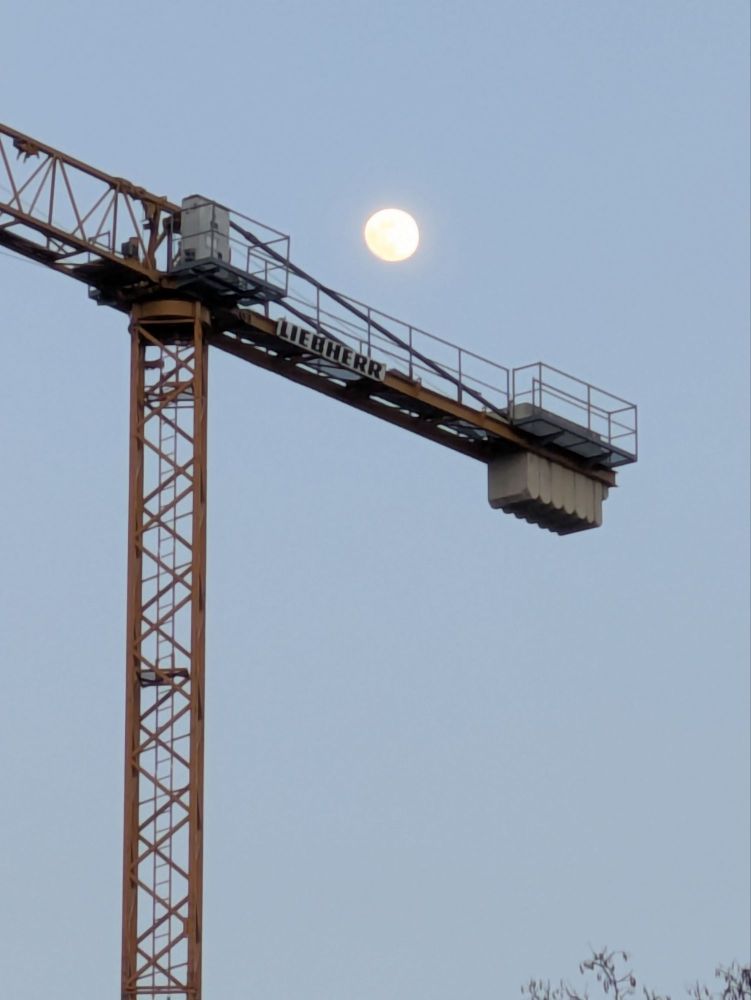 Kran vor Mond - god.fish